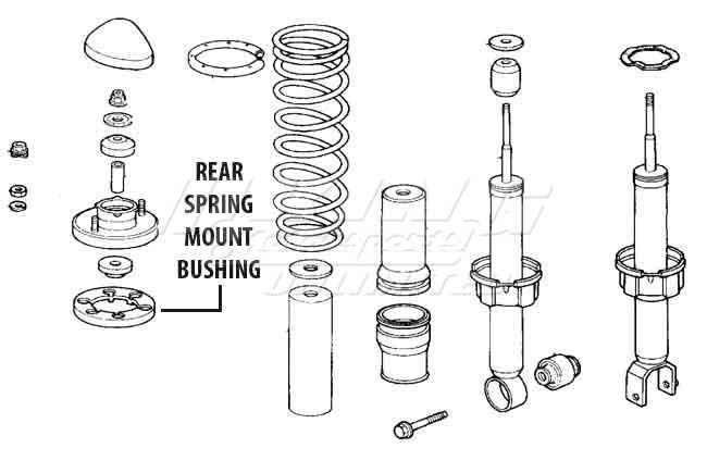 Mugen Rear End Hard Bushings - Rear Spring Mount Set 52686-XE5-S0N0 ...