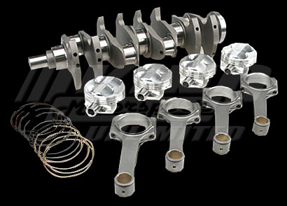 Brian Crower Stroker Kit, H22 100mm Stroker Kit w/ 55mm Mains, 5.635 ...