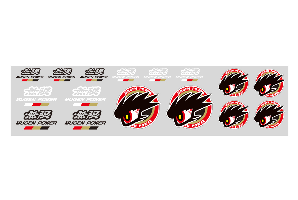 MUGEN Commander Eye Sticker Set 90000-YZ5-314E - King Motorsports ...