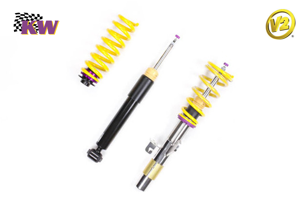 KW V2 Coilover Kit - 01-05 Civic with 14mm (0.55") front strut lower ...