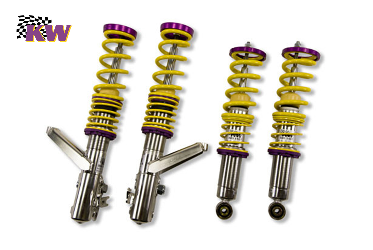 KW V2 Coilover Kit - 01-05 Civic with 16mm (0.63"") front strut lower ...