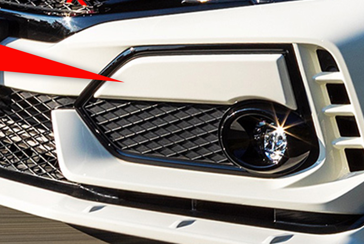 Mugen 10th Gen FK8 Type R Front Bumper Garnish Set 62600-XNCF-K0S0 ...